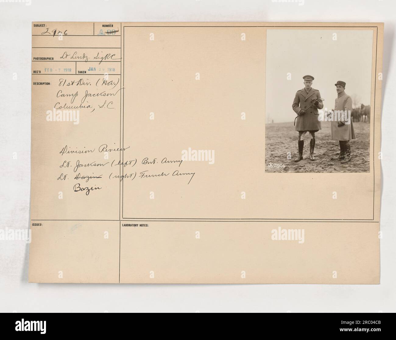 "Image captured at Camp Jackson, Columbia, S.C., showing a division ...