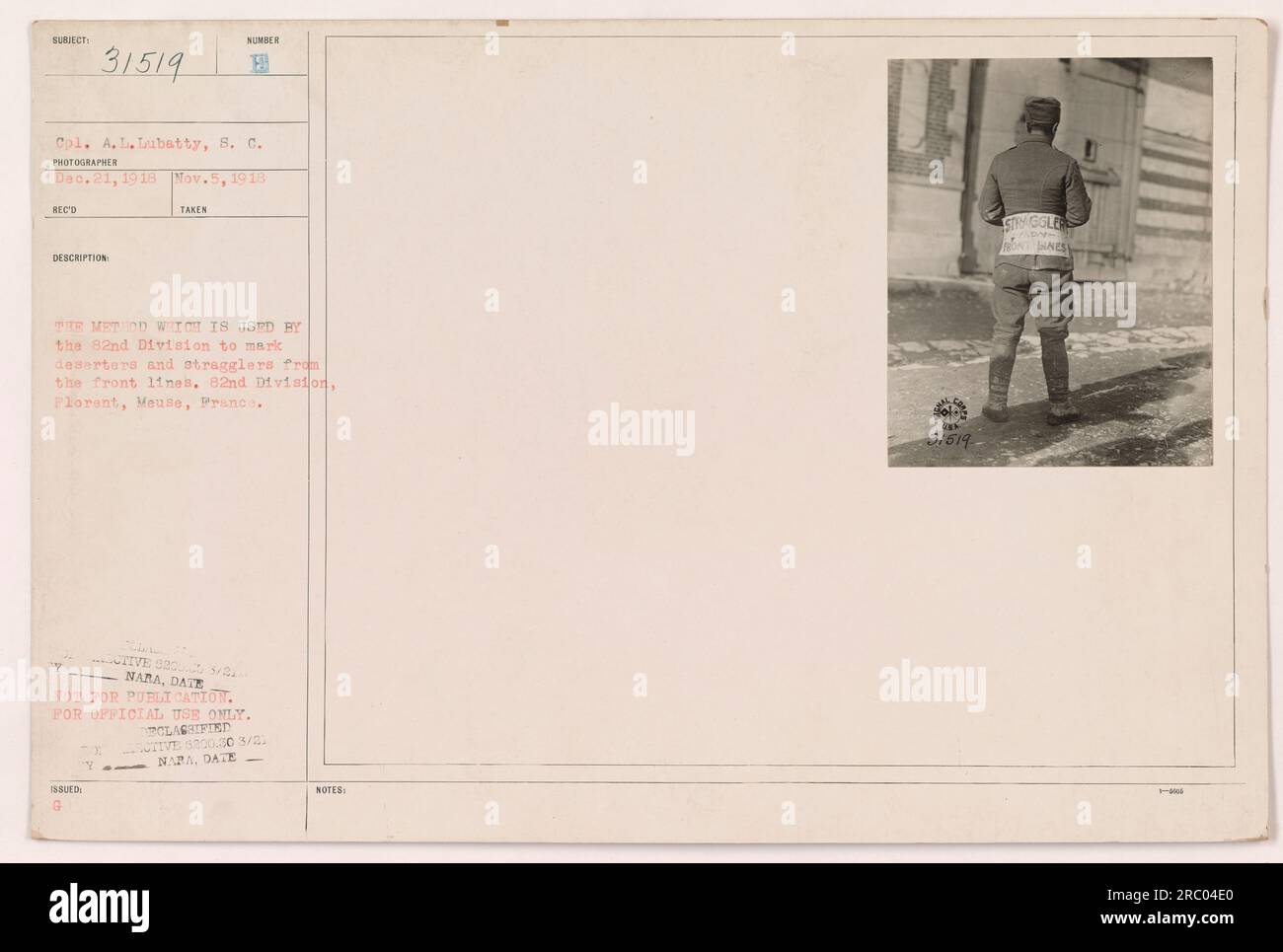 Marking deserters hi-res stock photography and images - Alamy