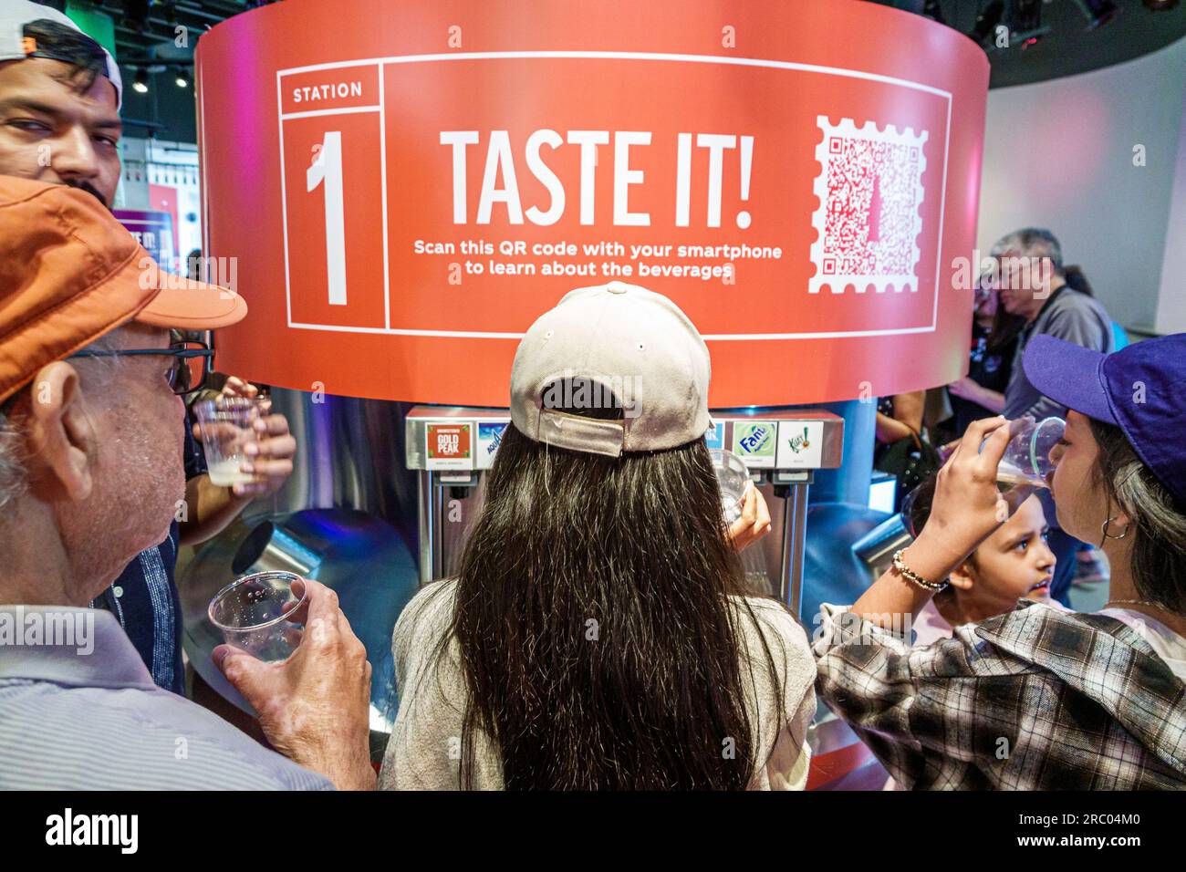 Free taste sample drink dispenser hi-res stock photography and images ...