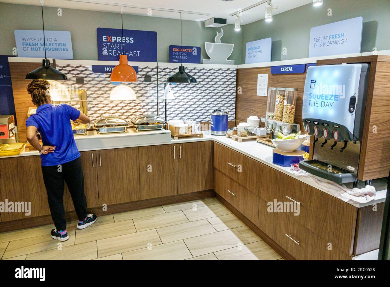 Free included breakfast self serve service hi-res stock photography and ...