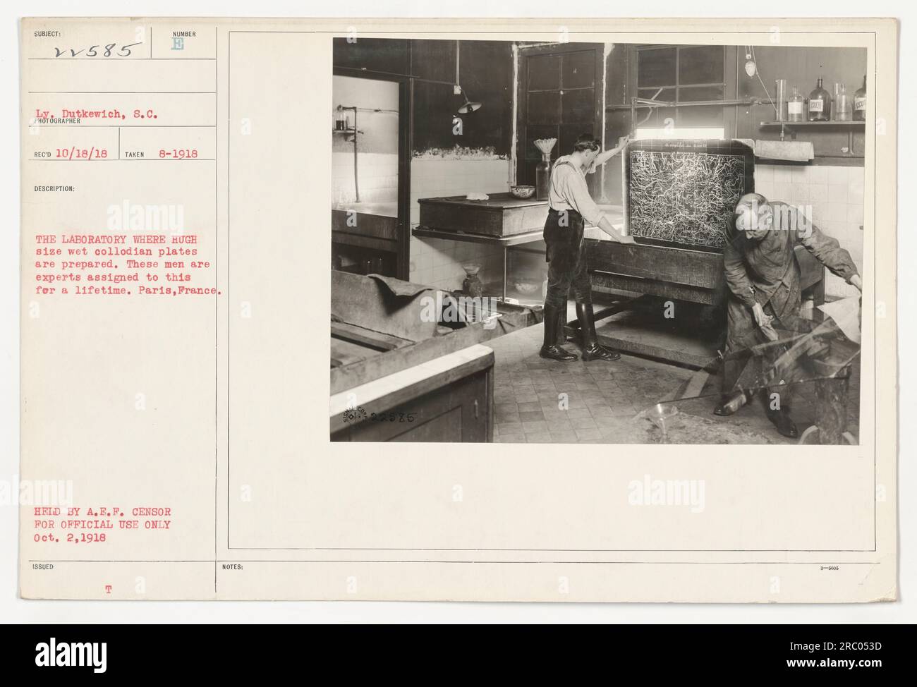 Wet collodian plates hi-res stock photography and images - Alamy