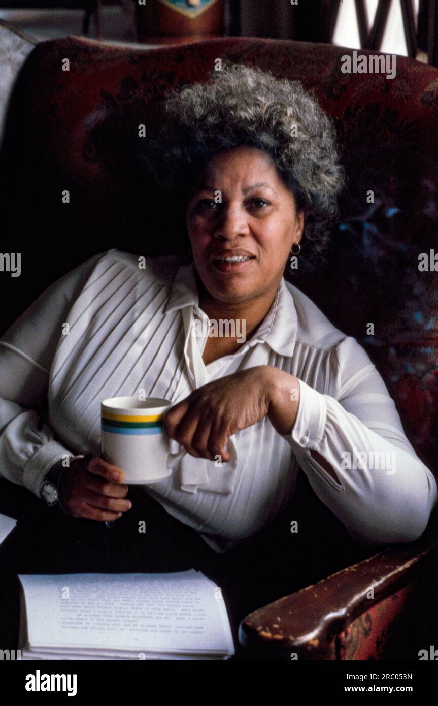 Pulitzer and Nobel Prize winning author Toni Morrison at her upstate ...