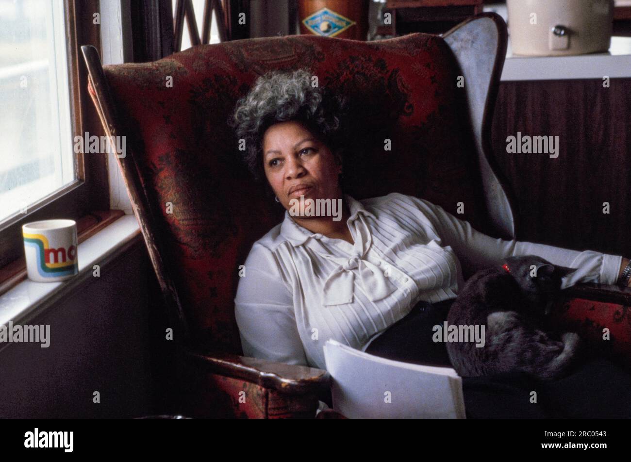 Pulitzer and Nobel Prize winning author Toni Morrison at her upstate ...