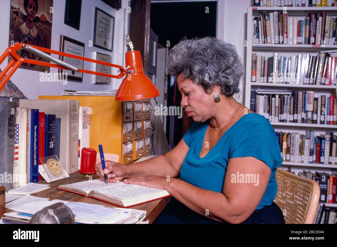 Pulitzer and Nobel Prize winning author Toni Morrison at her upstate ...