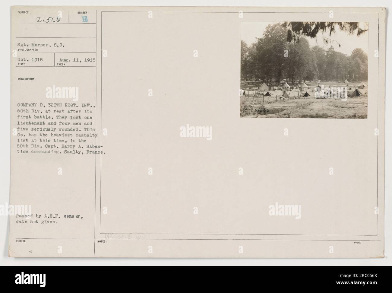 320th regiment infantry hi-res stock photography and images - Alamy