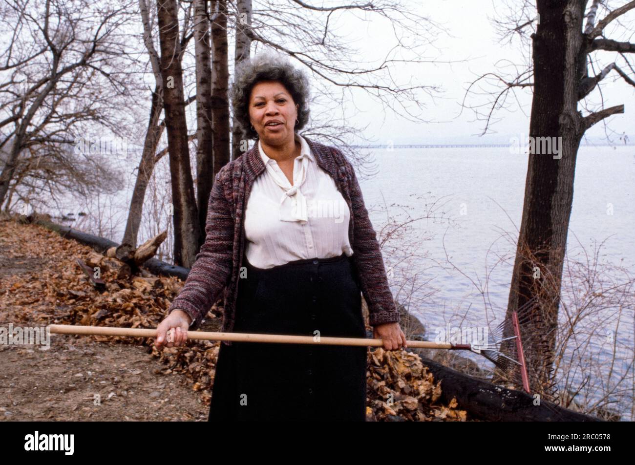 Pulitzer and Nobel Prize winning author Toni Morrison at her upstate ...