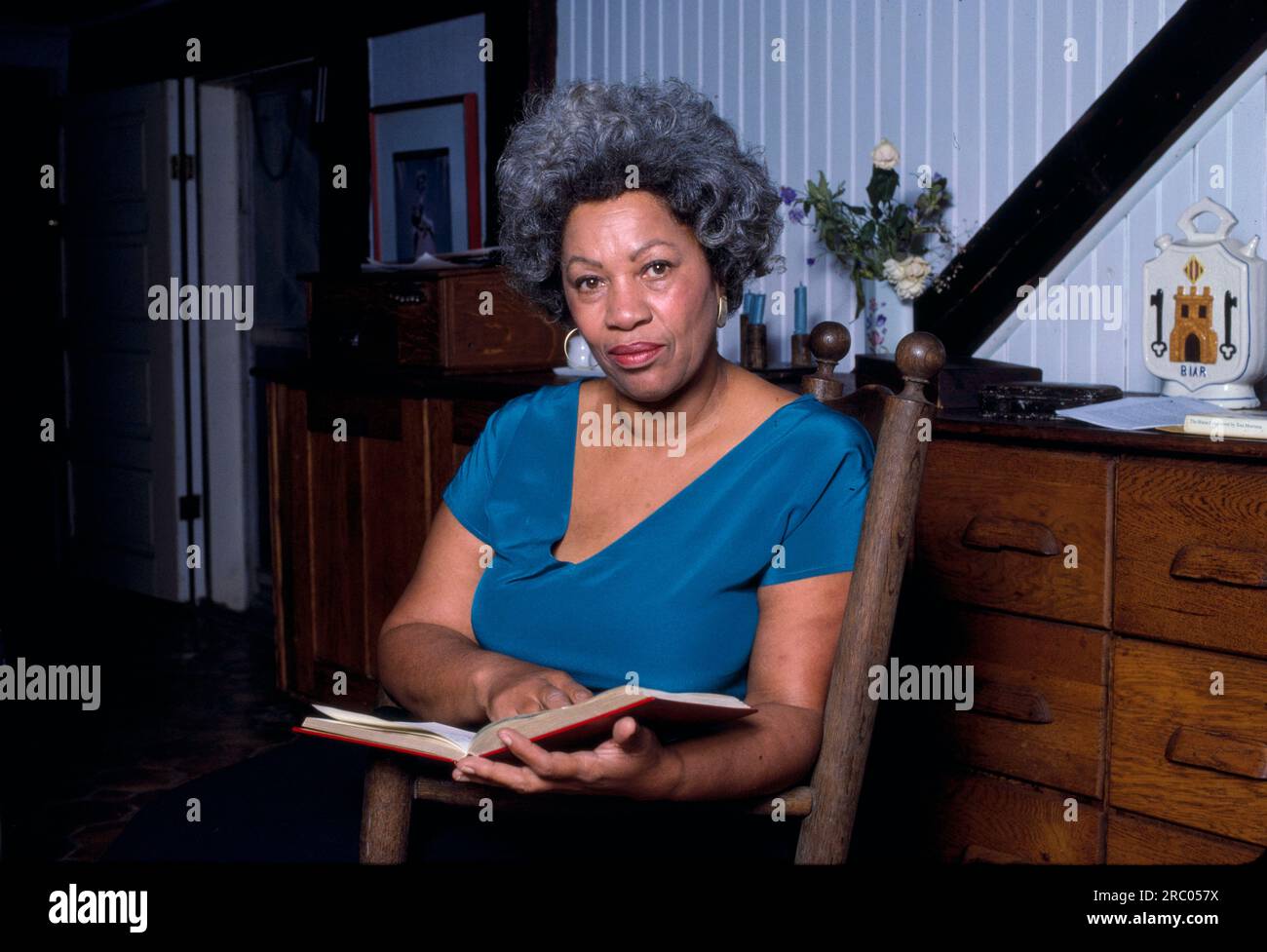 Pulitzer and Nobel Prize winning author Toni Morrison at her upstate ...