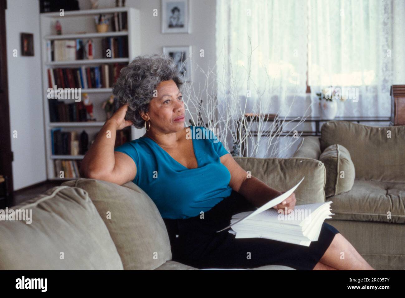 Pulitzer and Nobel Prize winning author Toni Morrison at her upstate ...