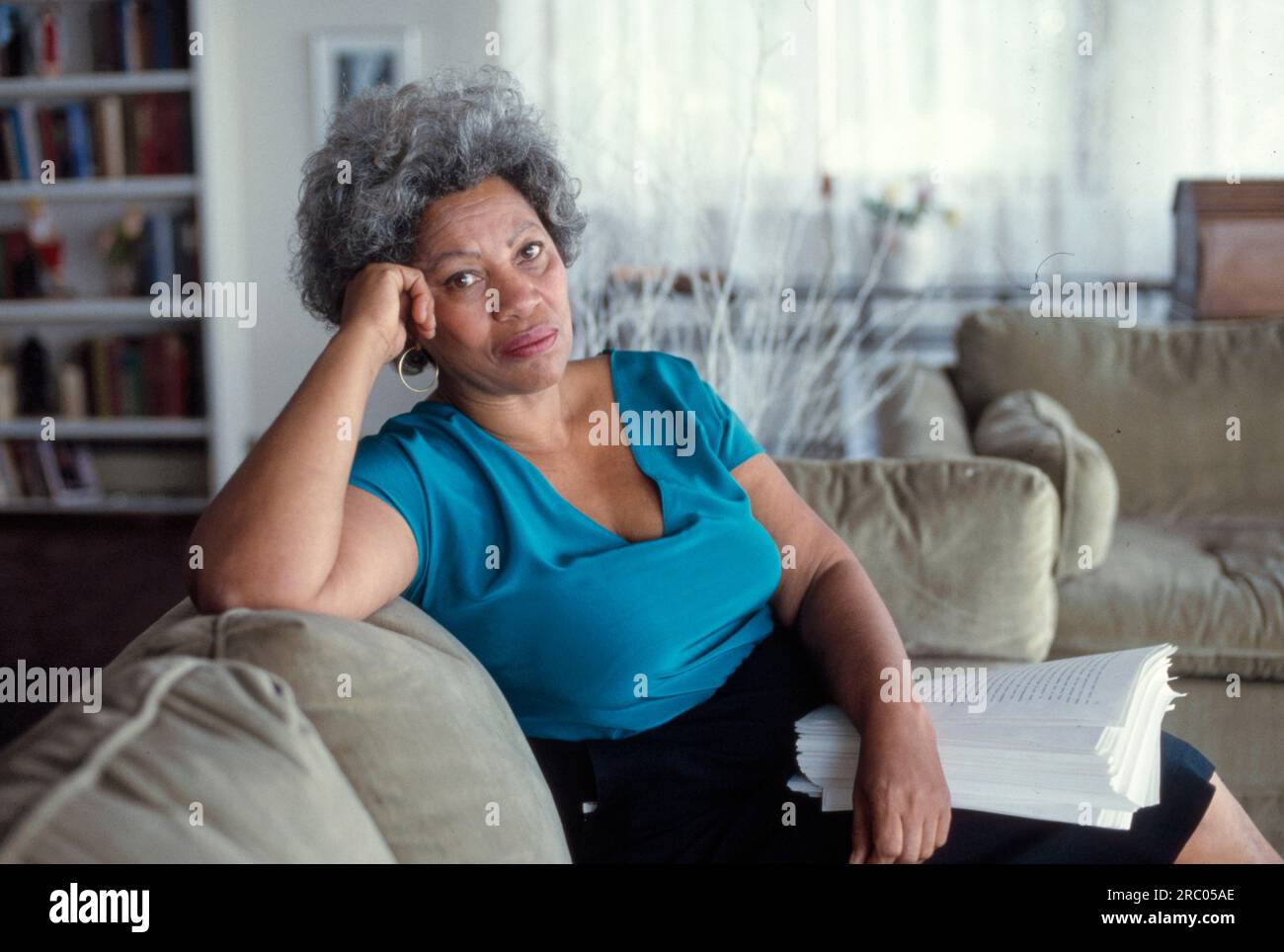 Pulitzer and Nobel Prize winning author Toni Morrison at her upstate ...