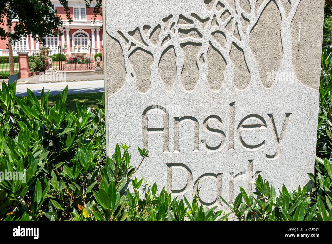 Ansley park sign hi-res stock photography and images - Alamy
