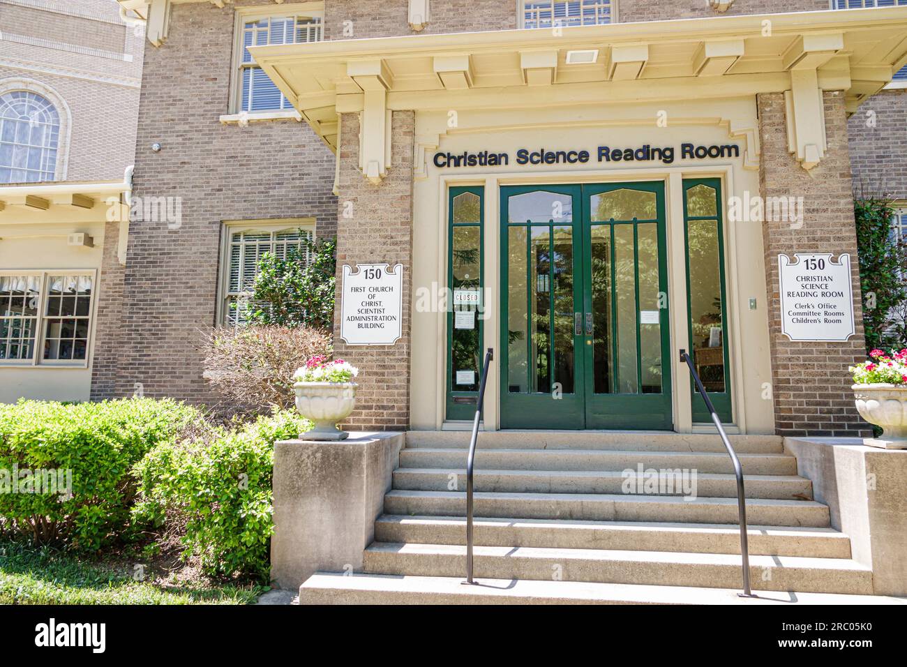 Atlanta Georgia,Christian Science Reading Room,First Church of Christ Scientist,outside exterior ...