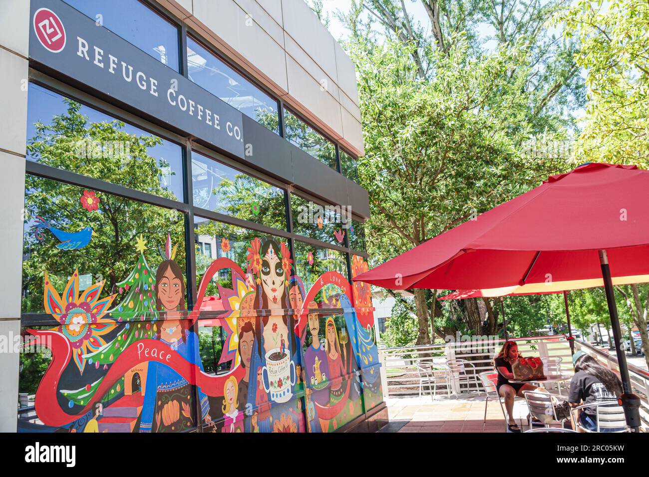 Refuge coffee co company sign cafe hi-res stock photography and images ...