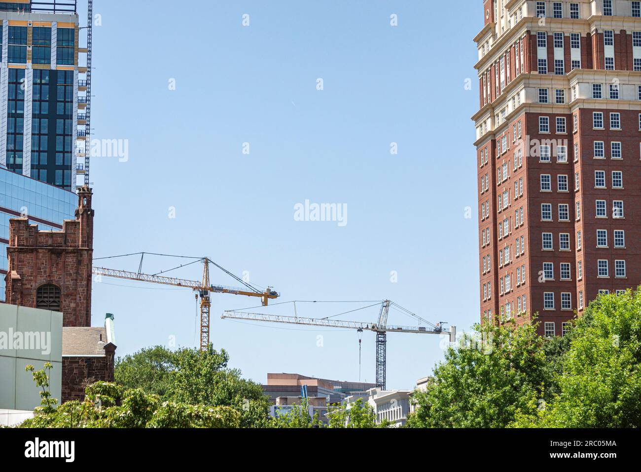 Atlanta Georgia,Woodruff Arts Center centre,under construction site ...