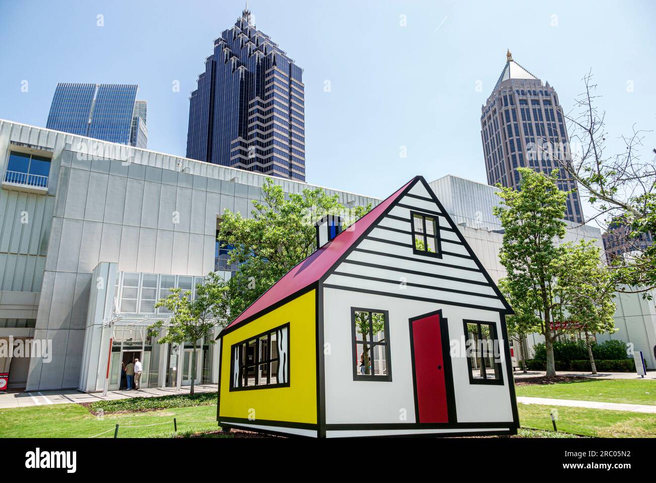 Atlanta Georgia,Woodruff Arts Center centre,high rise rises skyscraper ...