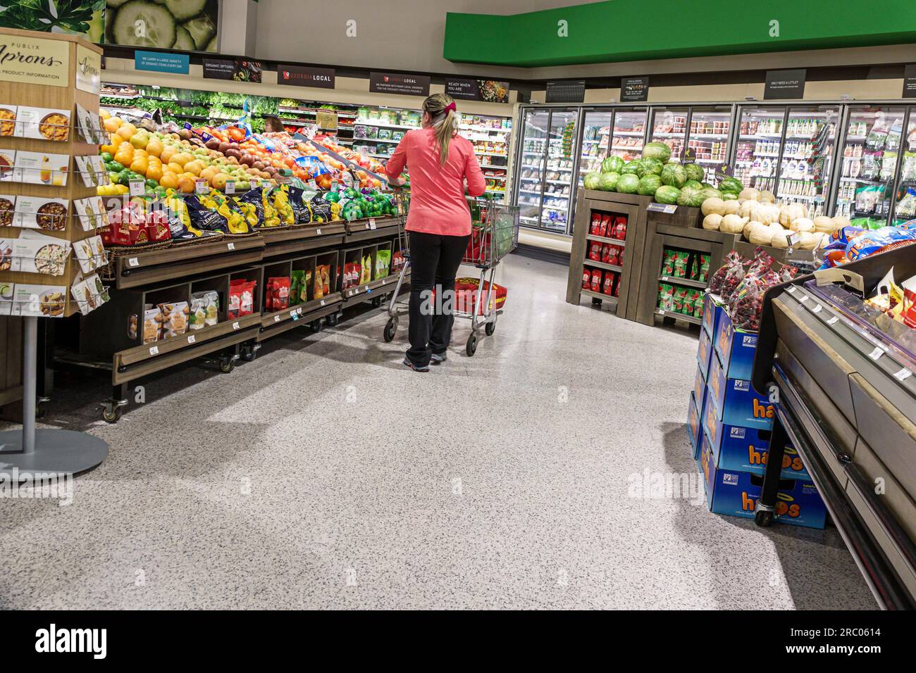 Inside interior indoors aisle shelves hi-res stock photography and ...
