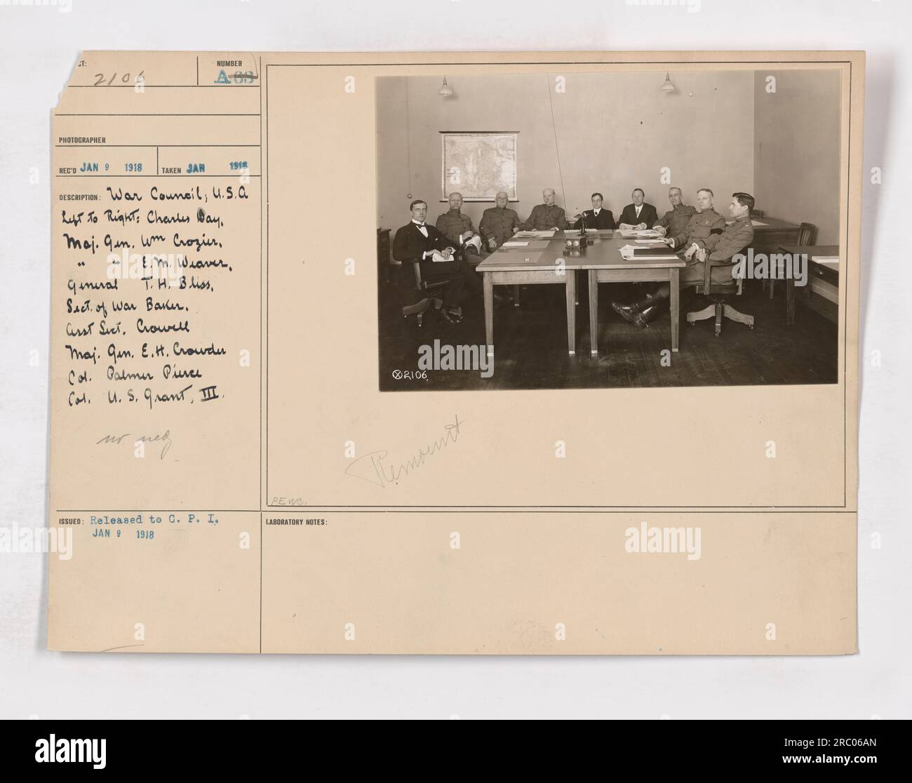 Maj gen wm crozier hi-res stock photography and images - Alamy