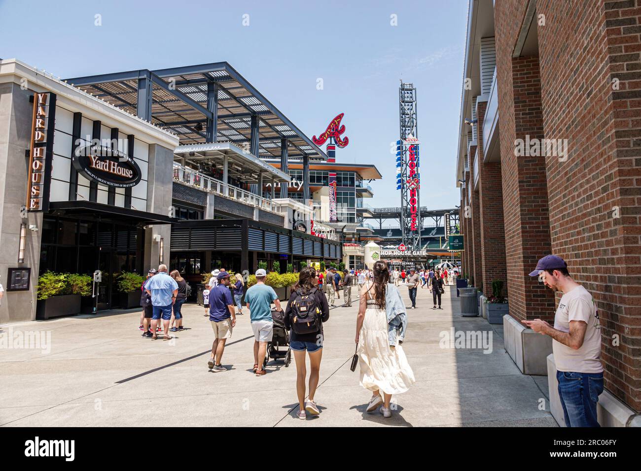 Atlanta Georgia,The Battery Atlanta Truist Park stadium,mixed use ...