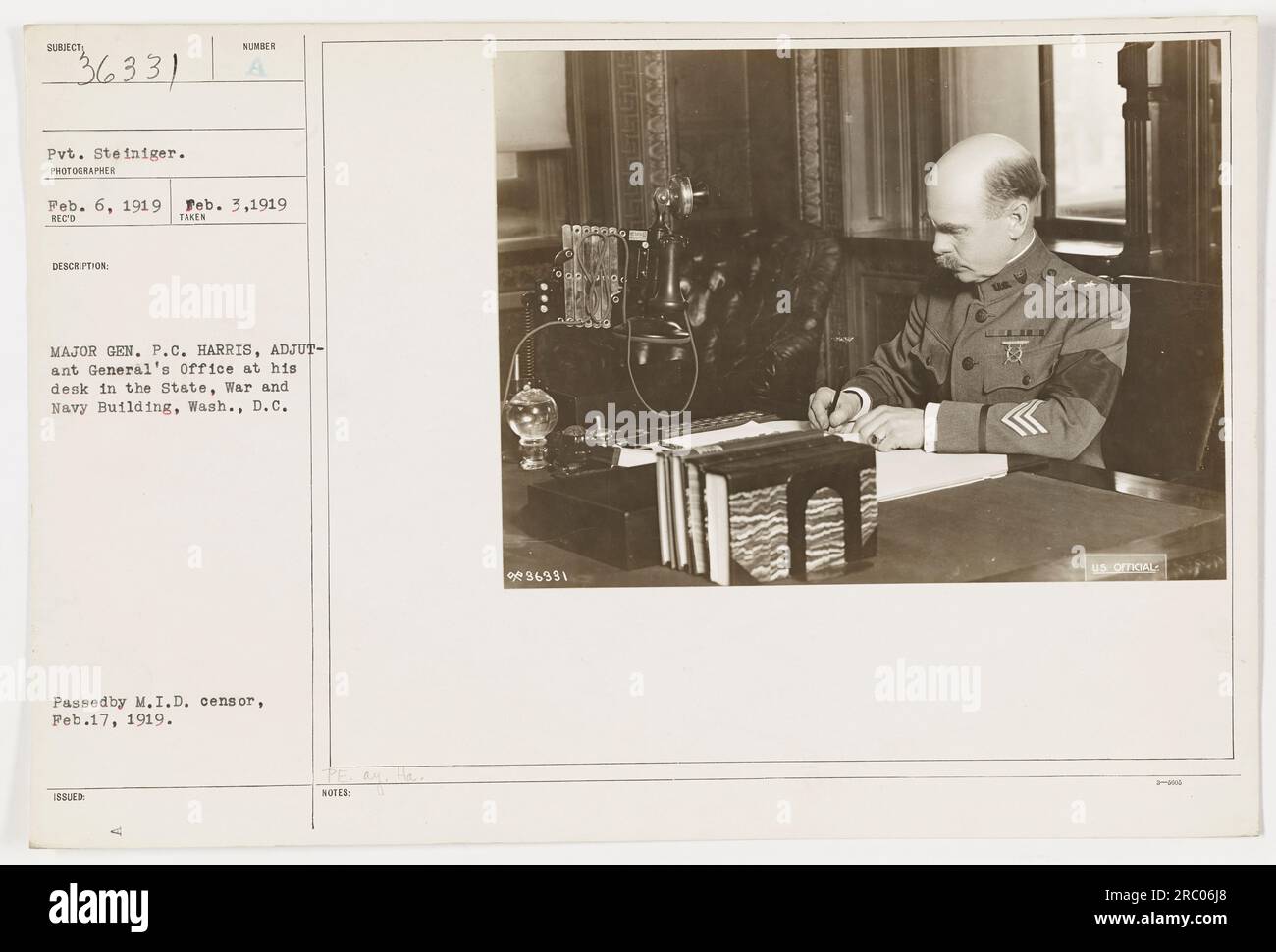 Maj gen harris hi-res stock photography and images - Alamy