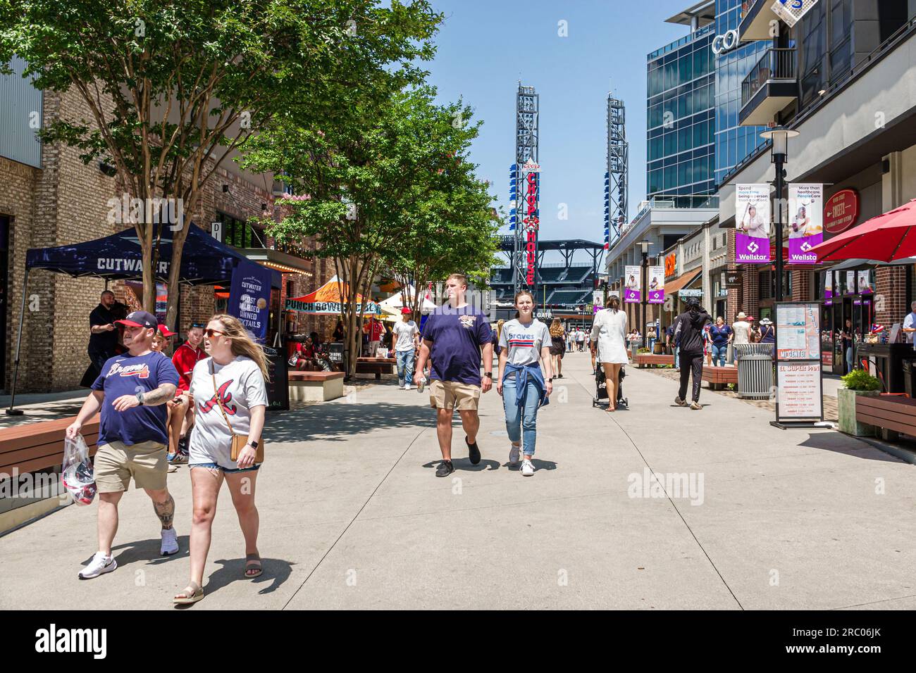 Atlanta Georgia,The Battery Atlanta Truist Park stadium,mixed use ...