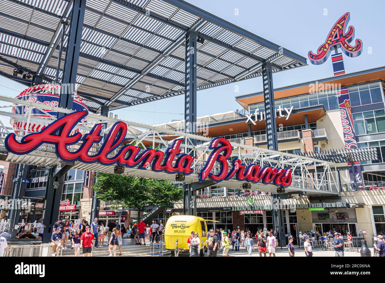 Atlanta Georgia,The Battery Atlanta Truist Park stadium,mixed use ...