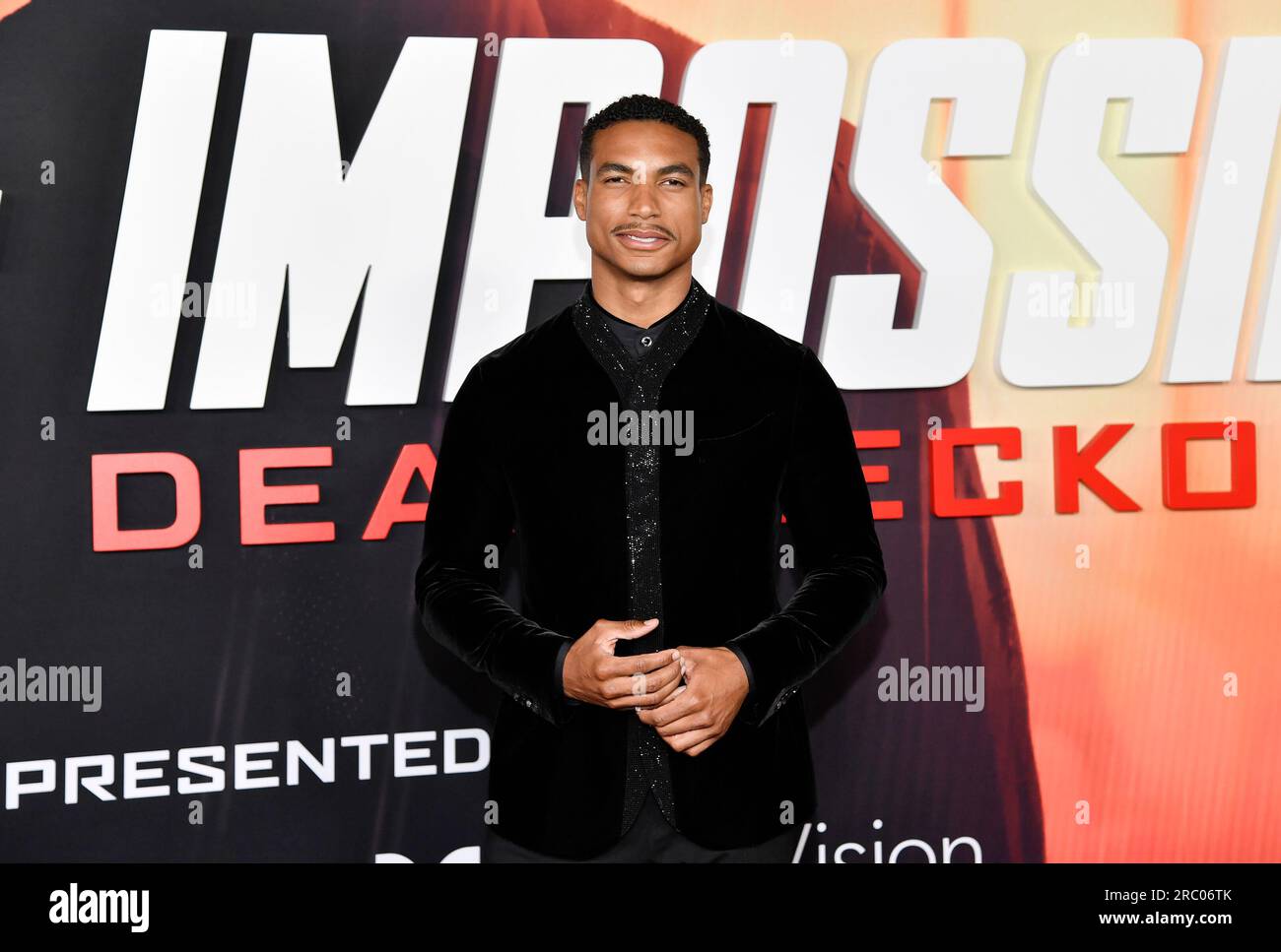 Greg Tarzan Davis attends the premiere of "Mission: Impossible - Dead ...