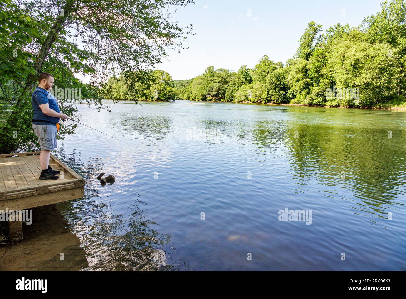 Island ford chattahoochee river national recreation area hi-res stock ...