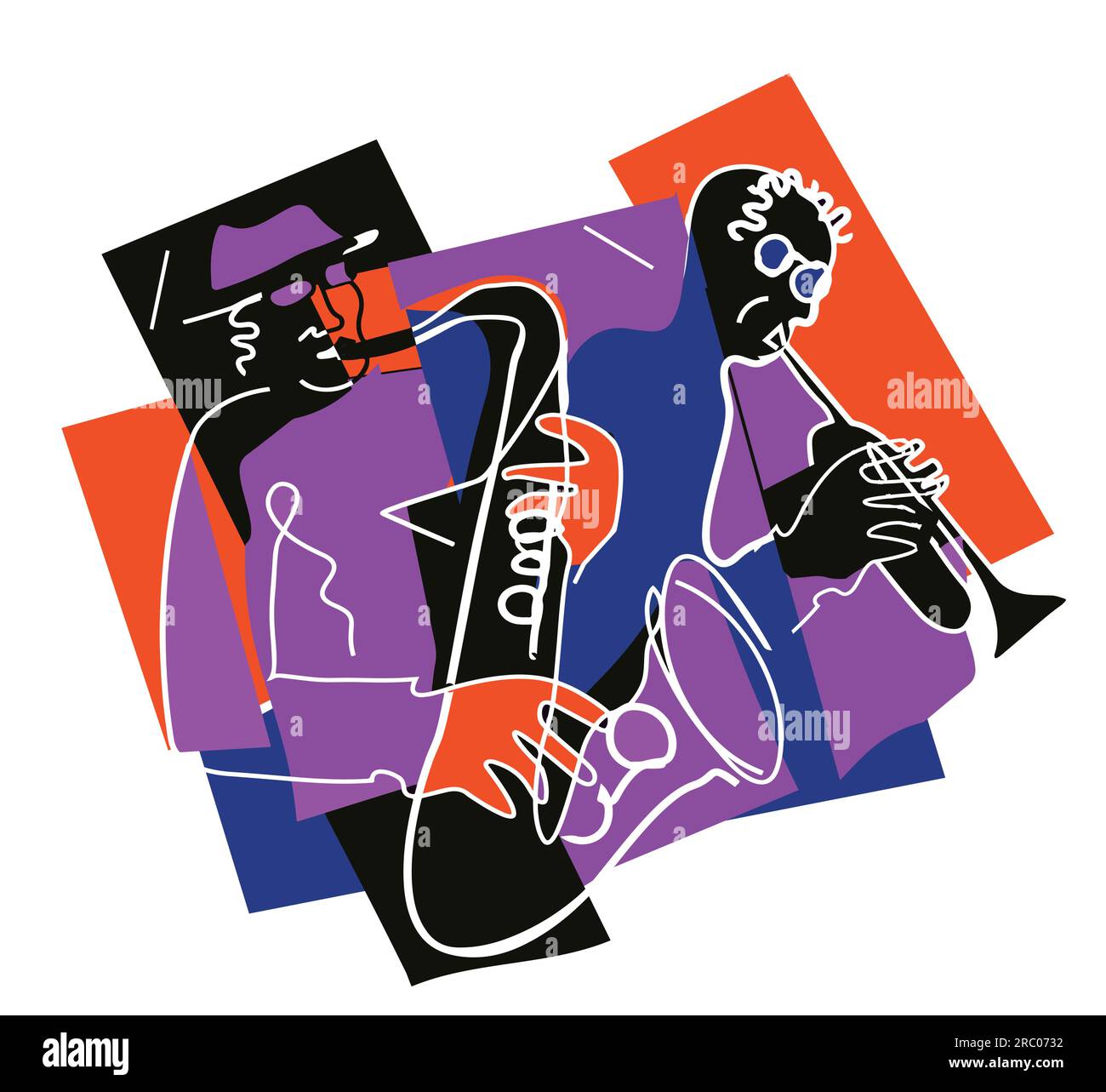 New orleans people music Stock Vector Images - Alamy