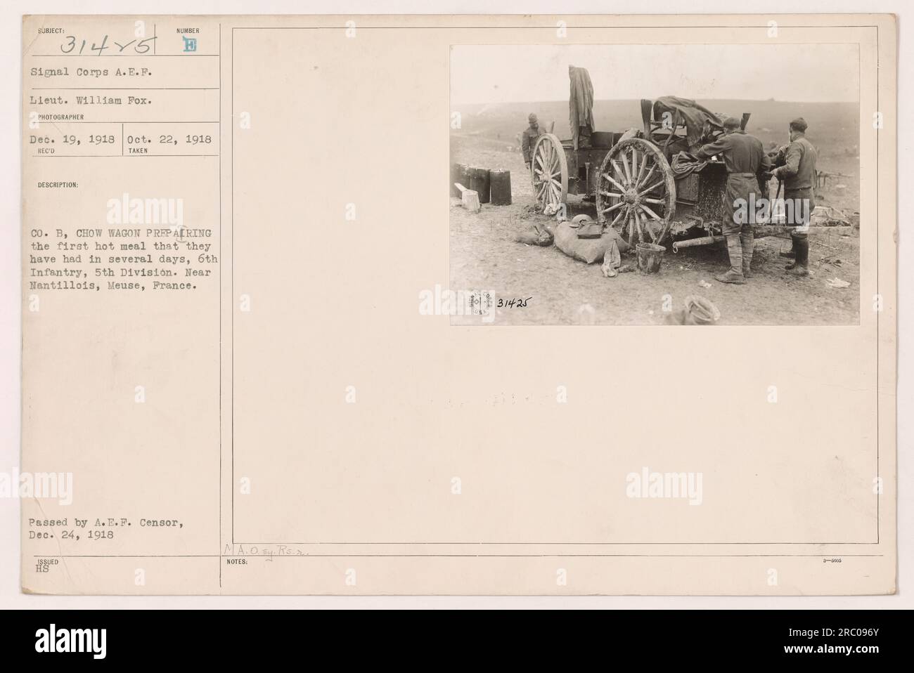 Caption: "Lieutenant William Fox from B Company of the 6th Infantry ...