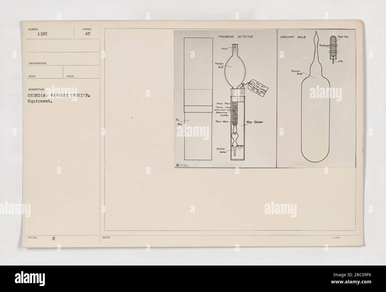 Image: This photograph shows a chemical warfare service equipment used ...