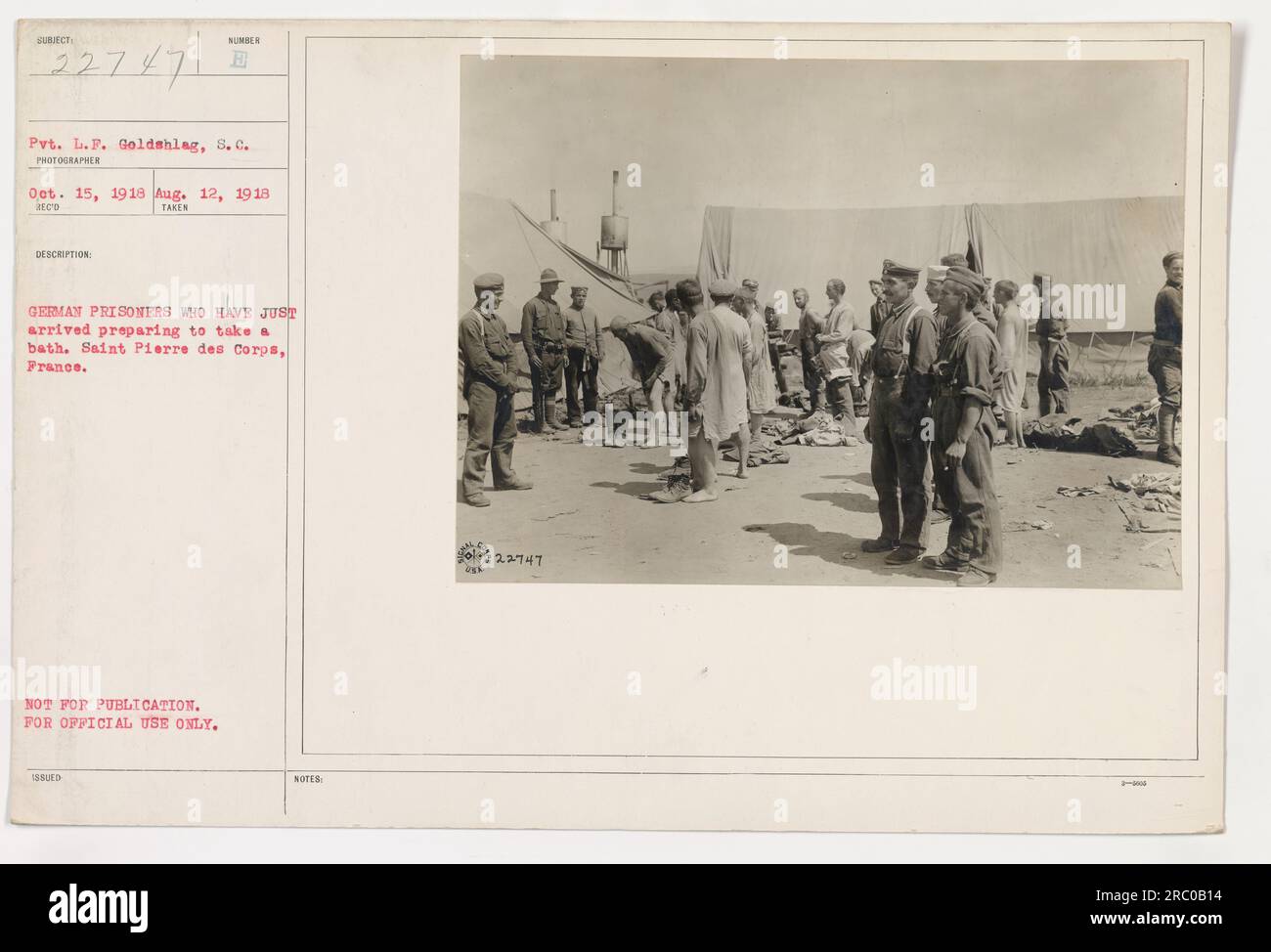 Prisoners of war showering hi-res stock photography and images - Alamy
