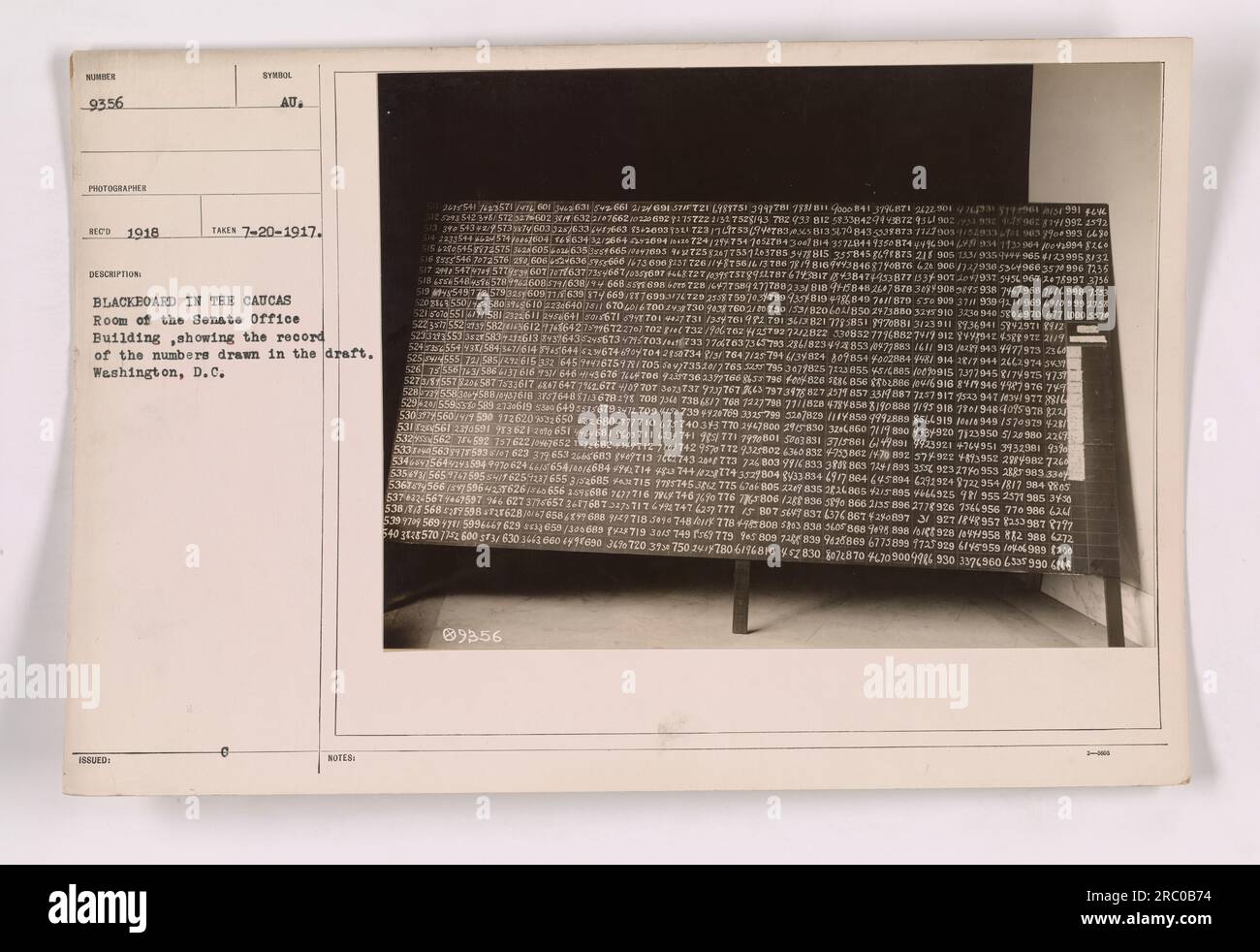 Wwi draft process hi-res stock photography and images - Alamy