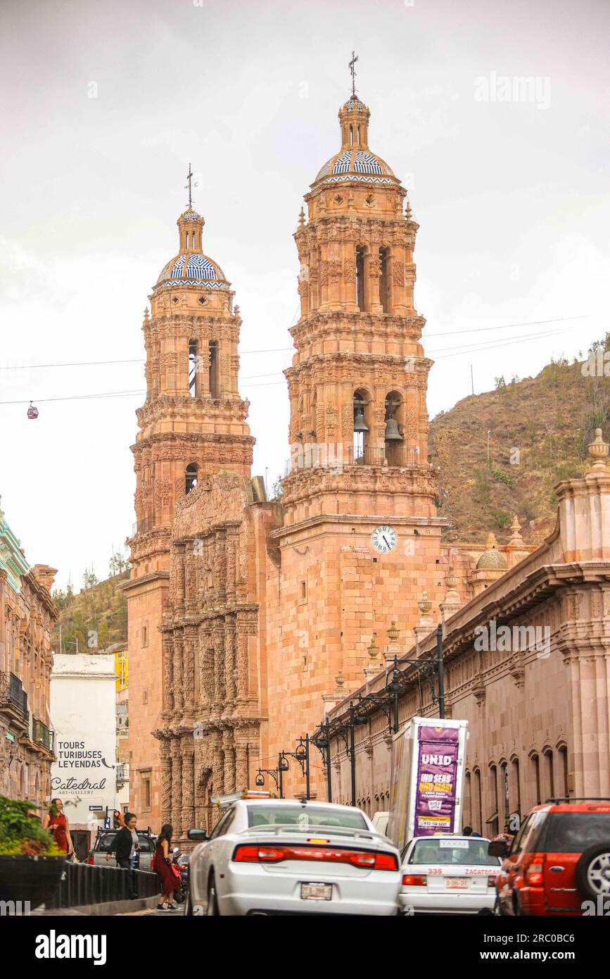 Zacatecas Mexico. Colonial zone of the capital city of the state of ...