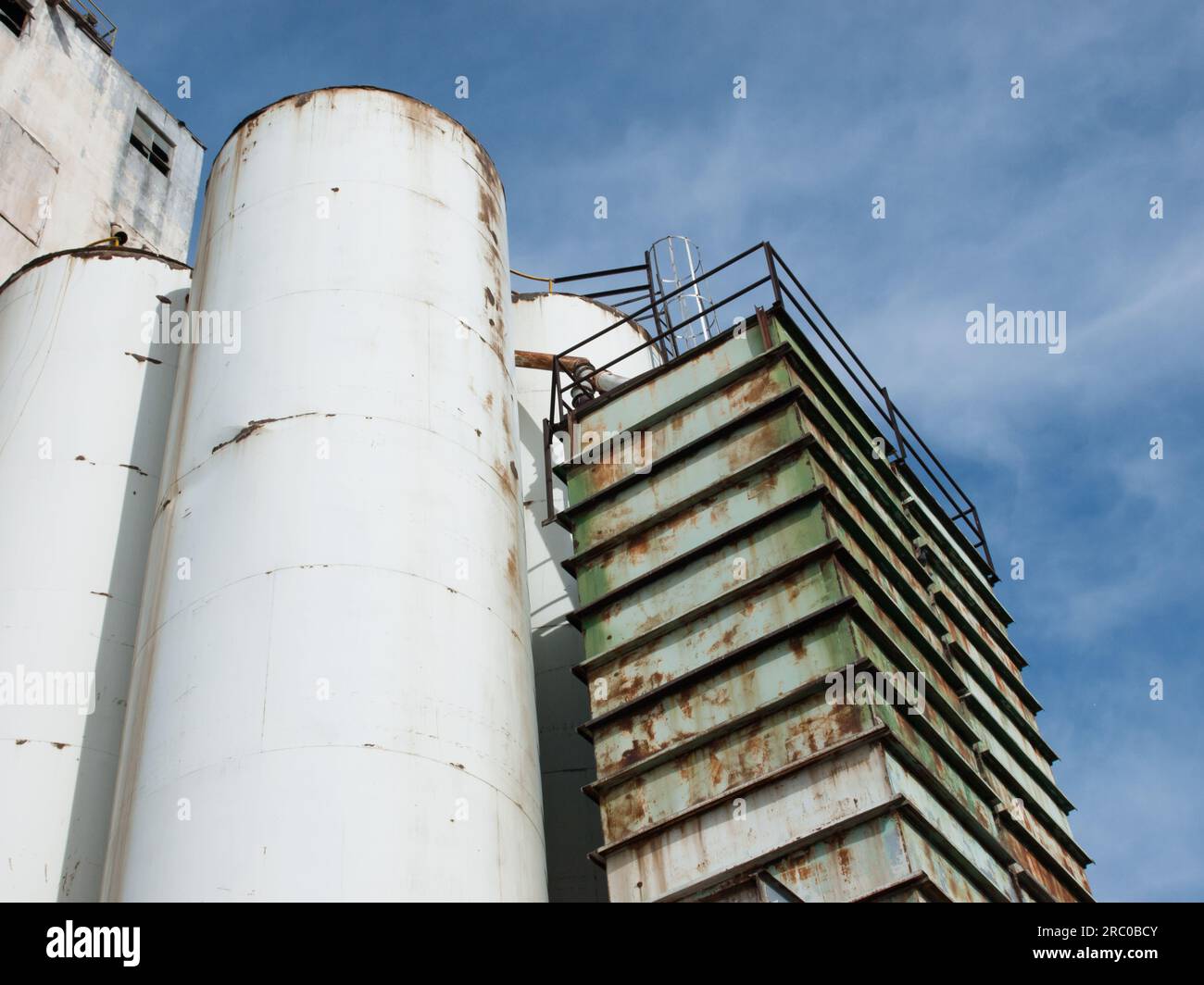 Animal feed factory Stock Photo - Alamy
