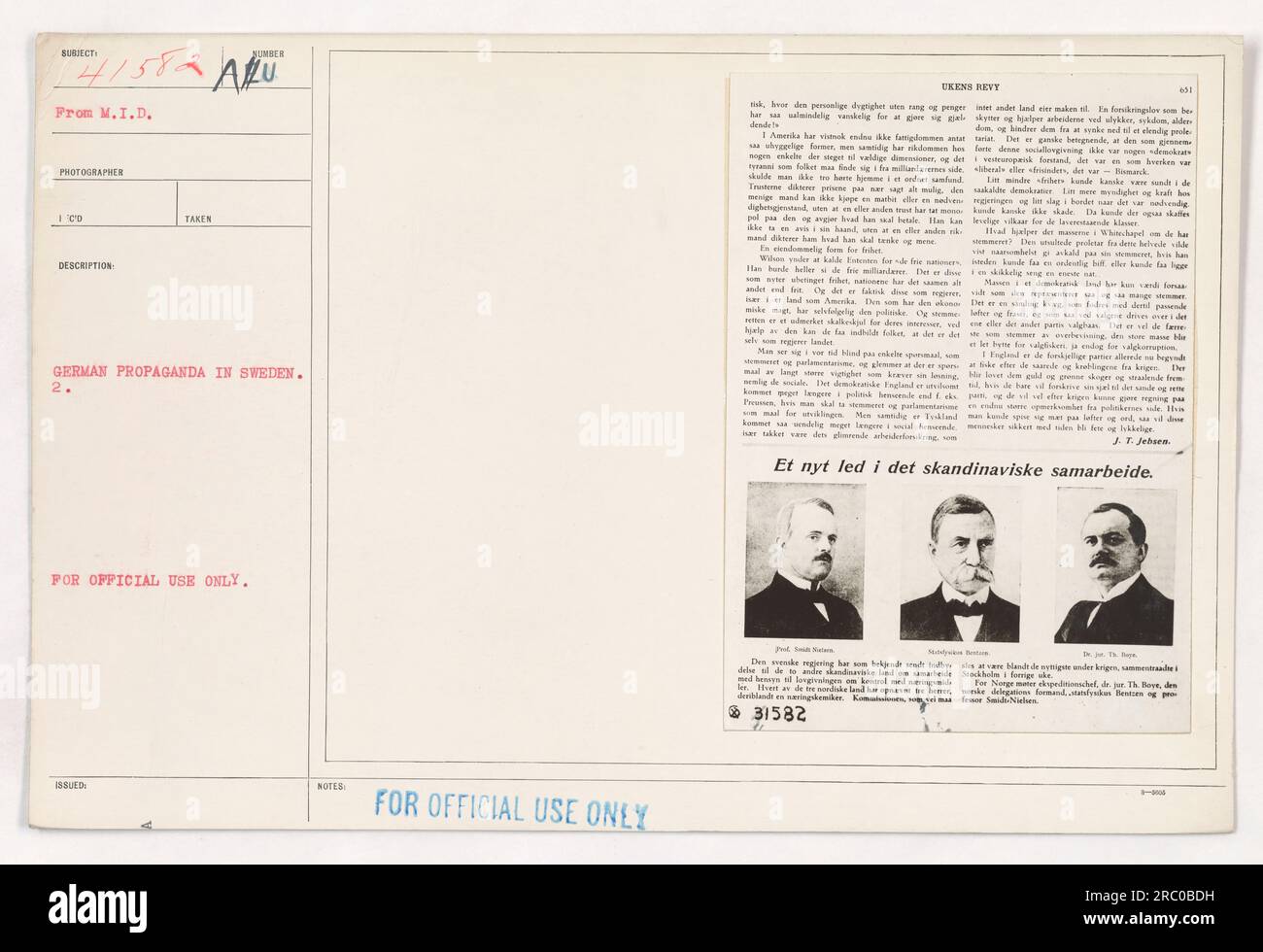 German propaganda in sweden hi-res stock photography and images - Alamy