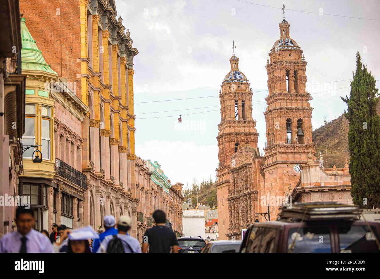 Zacatecas Mexico. Colonial zone of the capital city of the state of ...