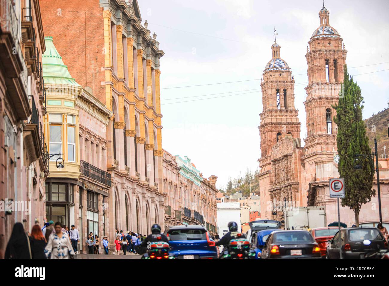 Zacatecas Mexico. Colonial zone of the capital city of the state of ...