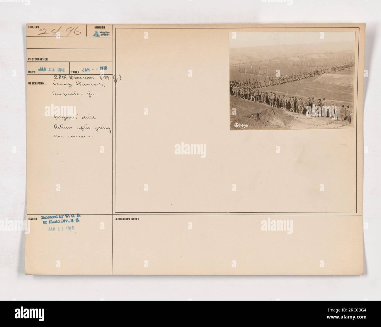 Soldiers from the 28th Division (National Guard) camping at Camp ...