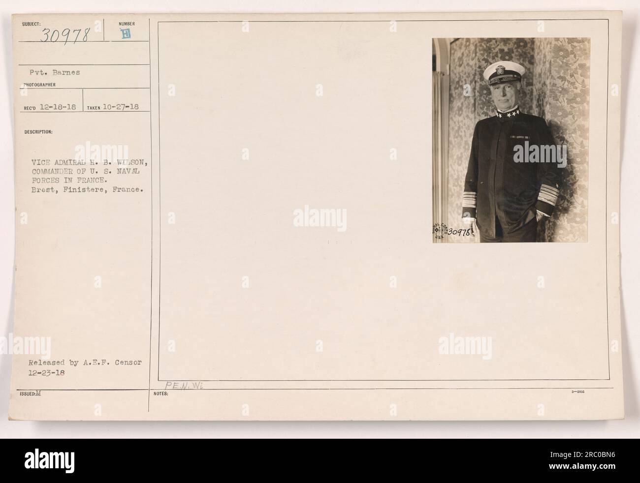 American commander ww1 hi-res stock photography and images - Alamy