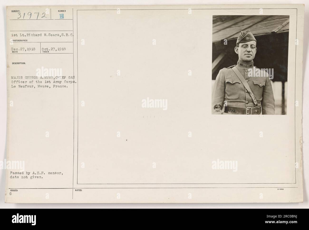 Major george a hunt hi-res stock photography and images - Alamy