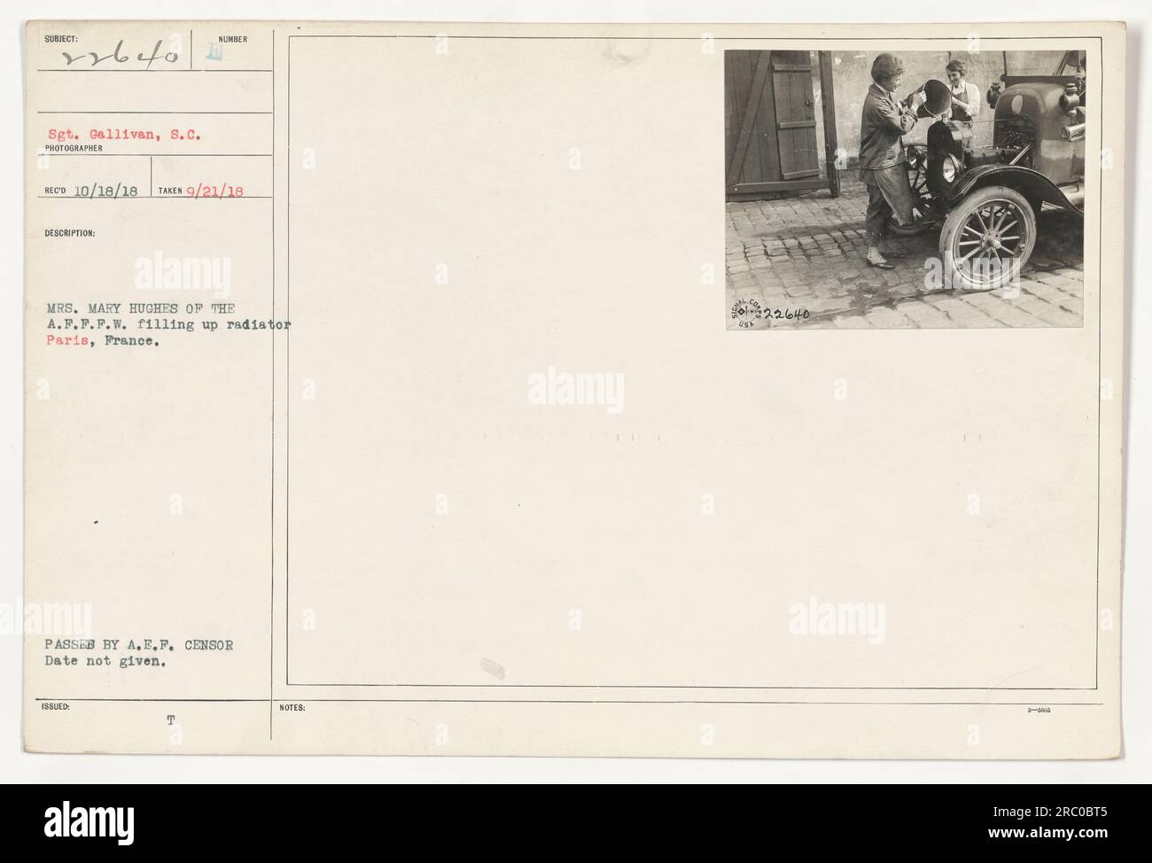 Photographs of women in the military during world war 1 hi-res stock ...