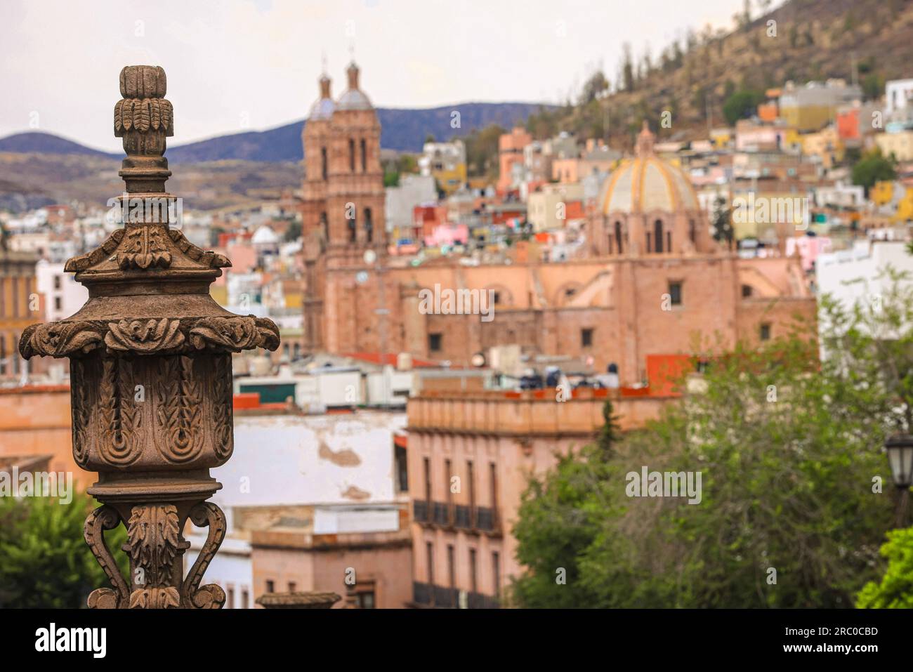 Zacatecas Mexico. Colonial zone of the capital city of the state of ...
