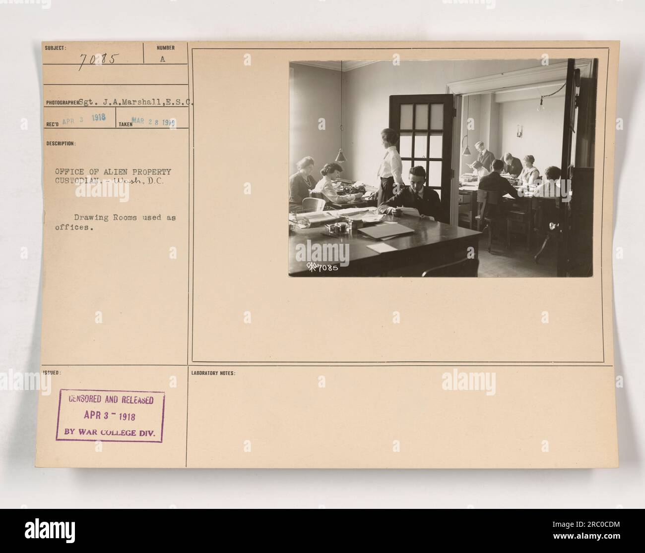 Alien property custodian offices hi-res stock photography and images ...