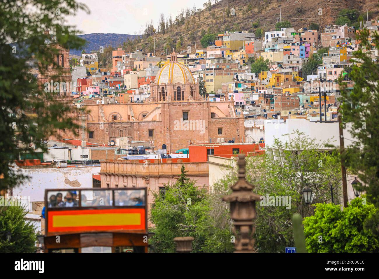Zacatecas Mexico. Colonial zone of the capital city of the state of ...