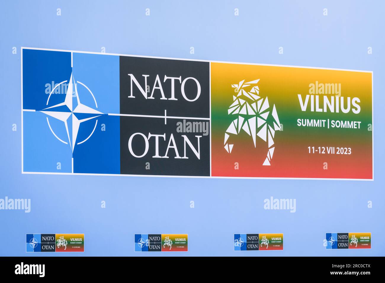 VILNIUS, Lithuania. 11th July, 2023. NATO Summit 2023. Credit: Gints ...