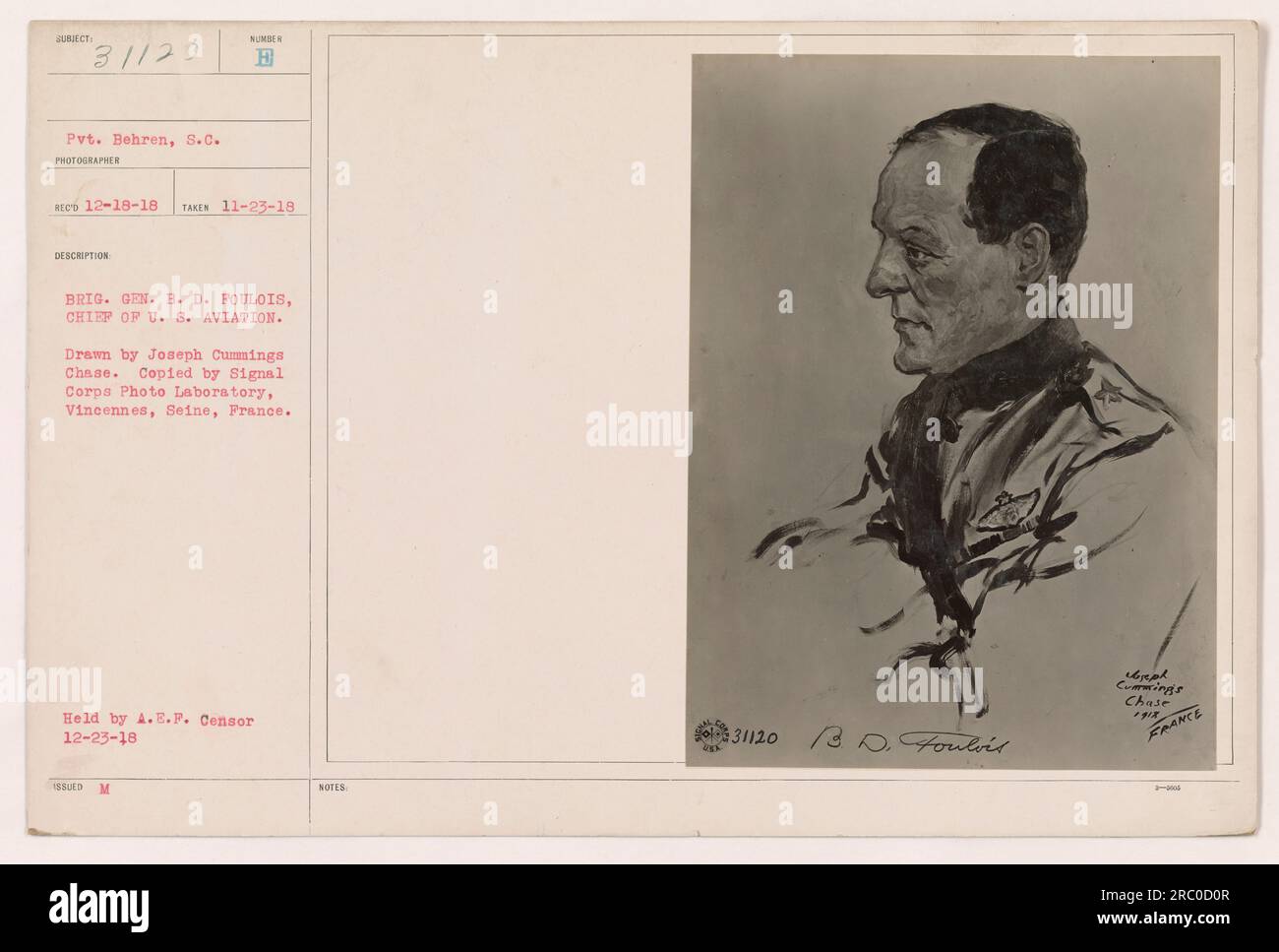 Brigadier general b d foulous hi-res stock photography and images - Alamy