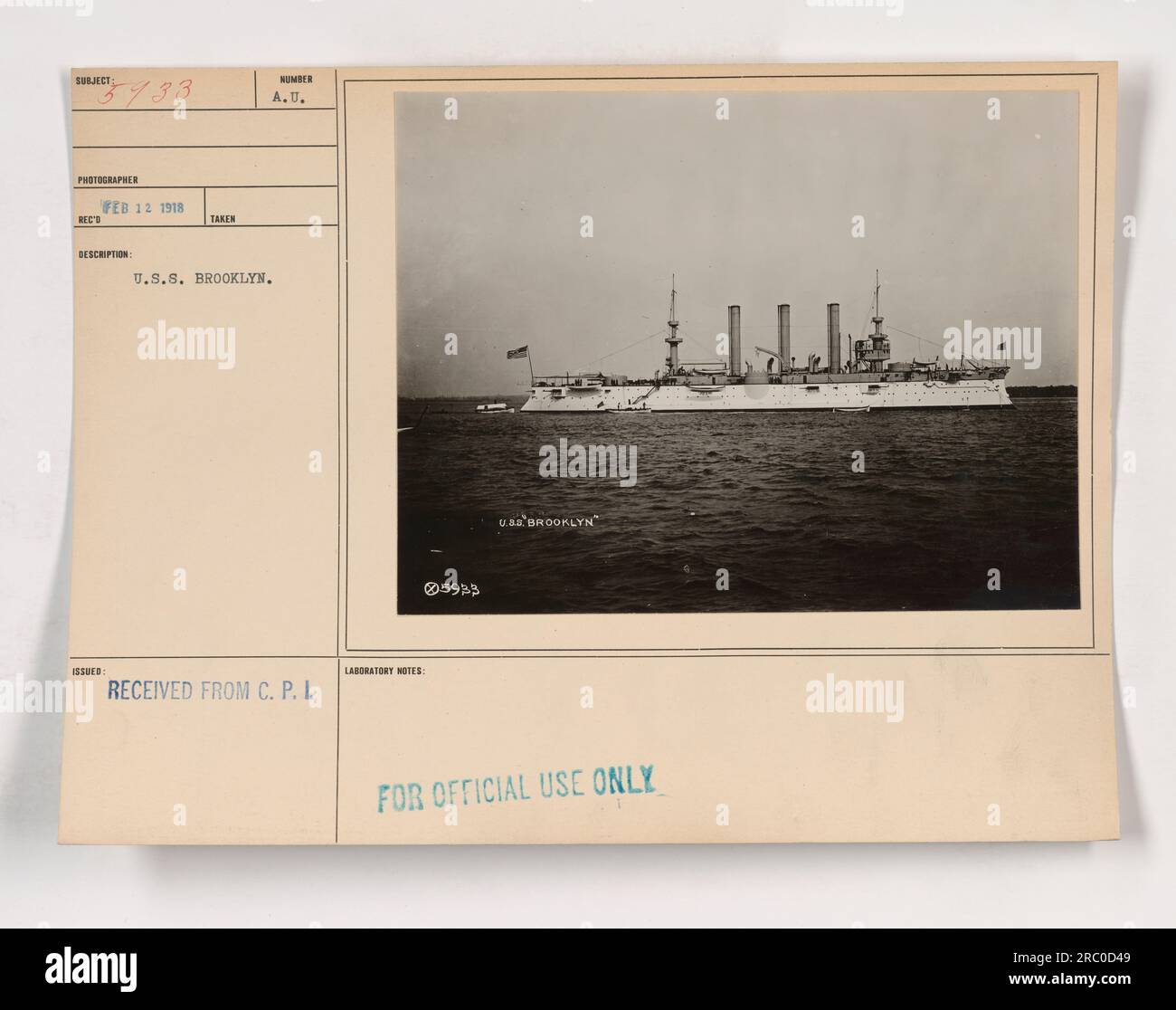 Uss brooklyn archival photograph hi-res stock photography and images ...