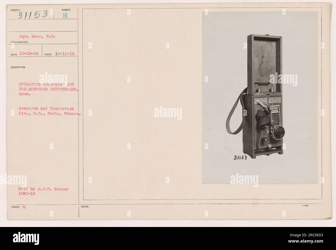 Soldiers of the Research and Inspection Division in Paris, France, set ...