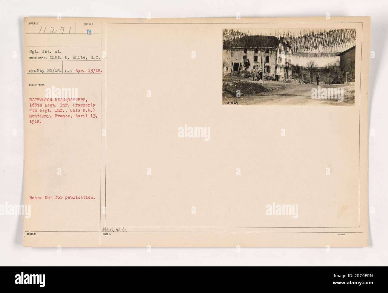 Men of the 166th Regiment of Infantry, formerly known as the 4th ...