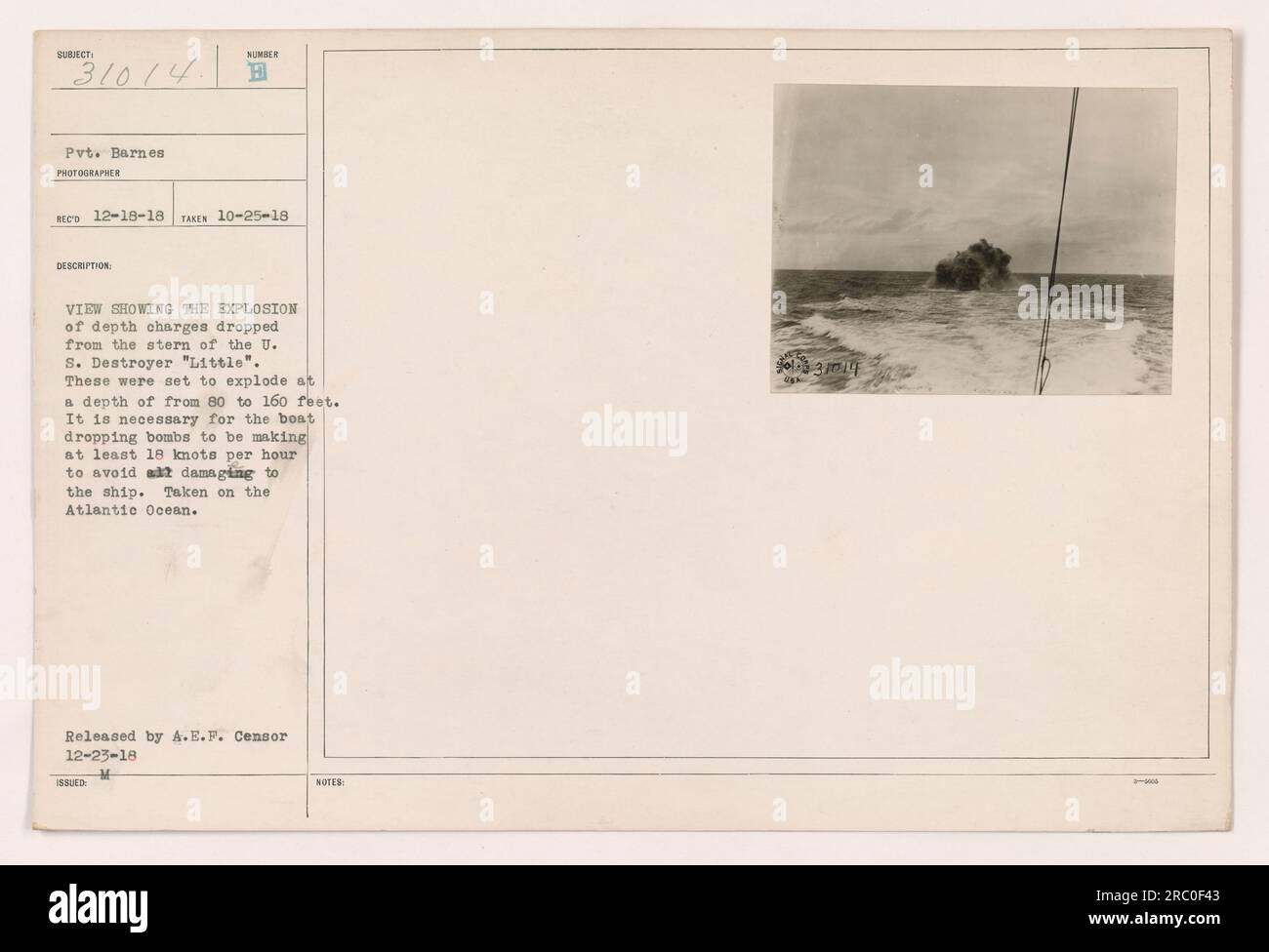 Depth charges hi-res stock photography and images - Alamy