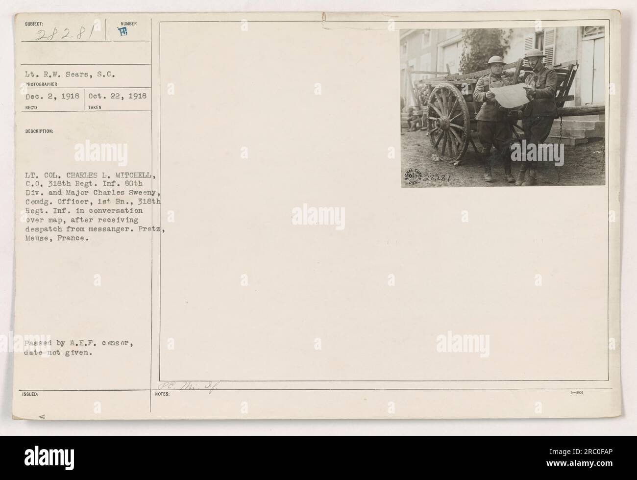 318th regiment infantry hi-res stock photography and images - Alamy